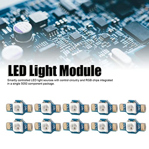 WS2812 RGB LED Module, 10Pcs High Brightness WS2812 LED Module for Microcontroller