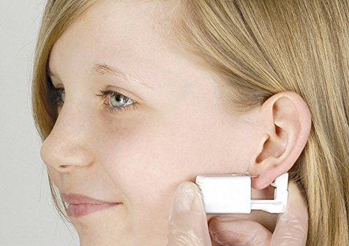 LONG POST Ear Piercing Studs Earrings Silver Mini 3mm Clear CZ System 75 Hypoallergenic stud hypoallergenic surgical steel baby earrings for women