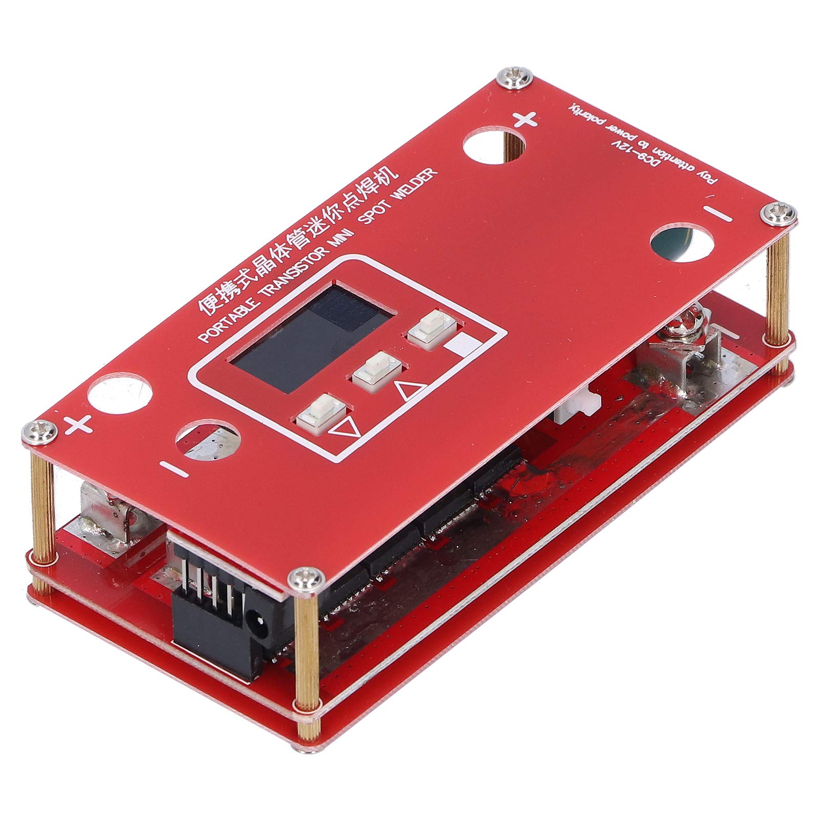 Spot Welder, Portable Transistor Spot Welder with LCD Screen DIY Mini Spot Welder Spot Welding Machine Equipment Handheld Welding Pen Kit for Battery