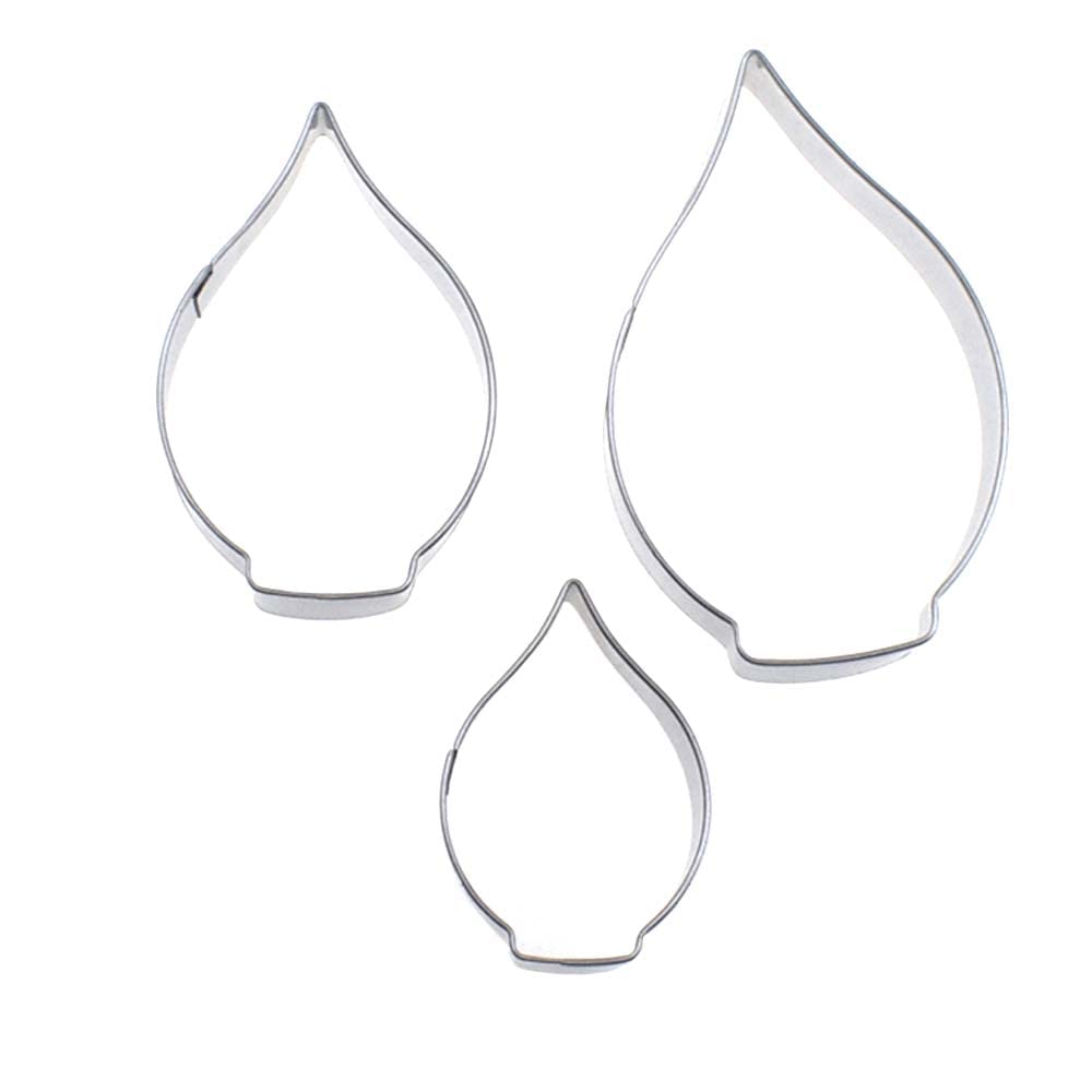 RELAND SUN Calla Lily Flower Metal Cookie Mold Fondant Cake Sugar Craft Pastry Paste Icing Cutting Decoration Baking Tools (petal)