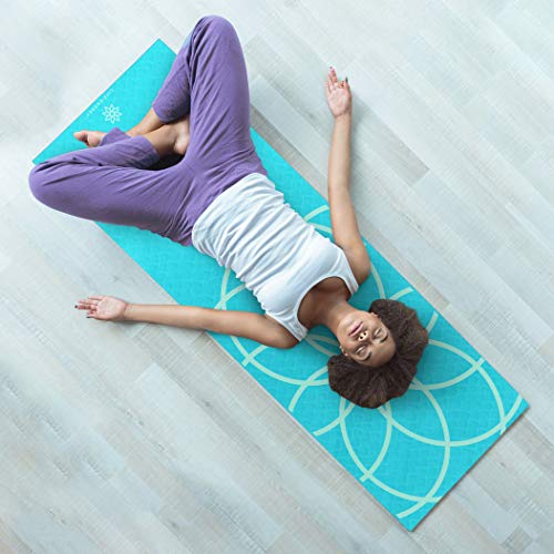 Life Energy 4mm TPE EkoSmart Yoga Mat - Zen Drop