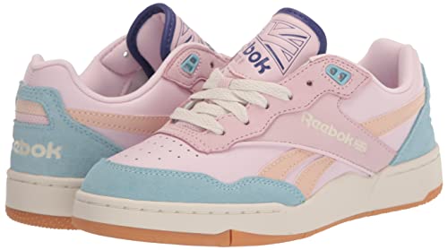 Reebok Women's BB 4000 II Basketball Shoe, Pixel Pink/Vintage Chalk/Blue Pearl, 6 Women