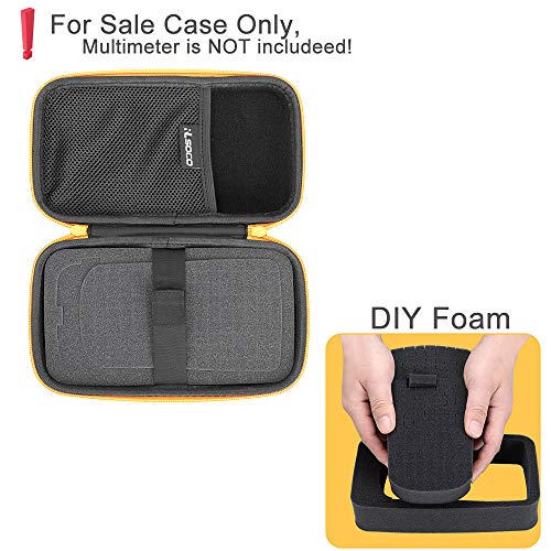 RLSOCO Hard Case for Klein Tools MM300/MM325/MM400/MM320/MM700/MM720/ET270/MM600/MM200/ET140 Digital Multimeter (with DIY Foam）