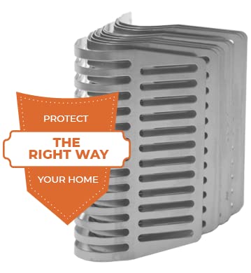 Rid-O-Mice Stainless Steel Brick Weep Hole Covers (60, 2.75 Inch) Stops and Keeps Out Mice, Wasps, Bees, Lizards, Snakes, Scorpions and Many Insects.