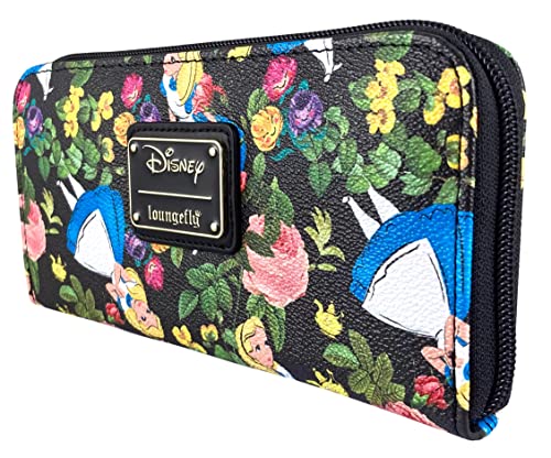 Loungefly Disney Alice In Wonderland Floral Faux Leather Wallet