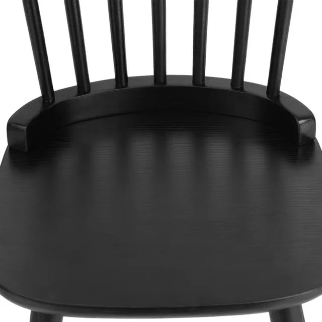 loniko DJWSY01 Dining Chairs, 2PCS, Black