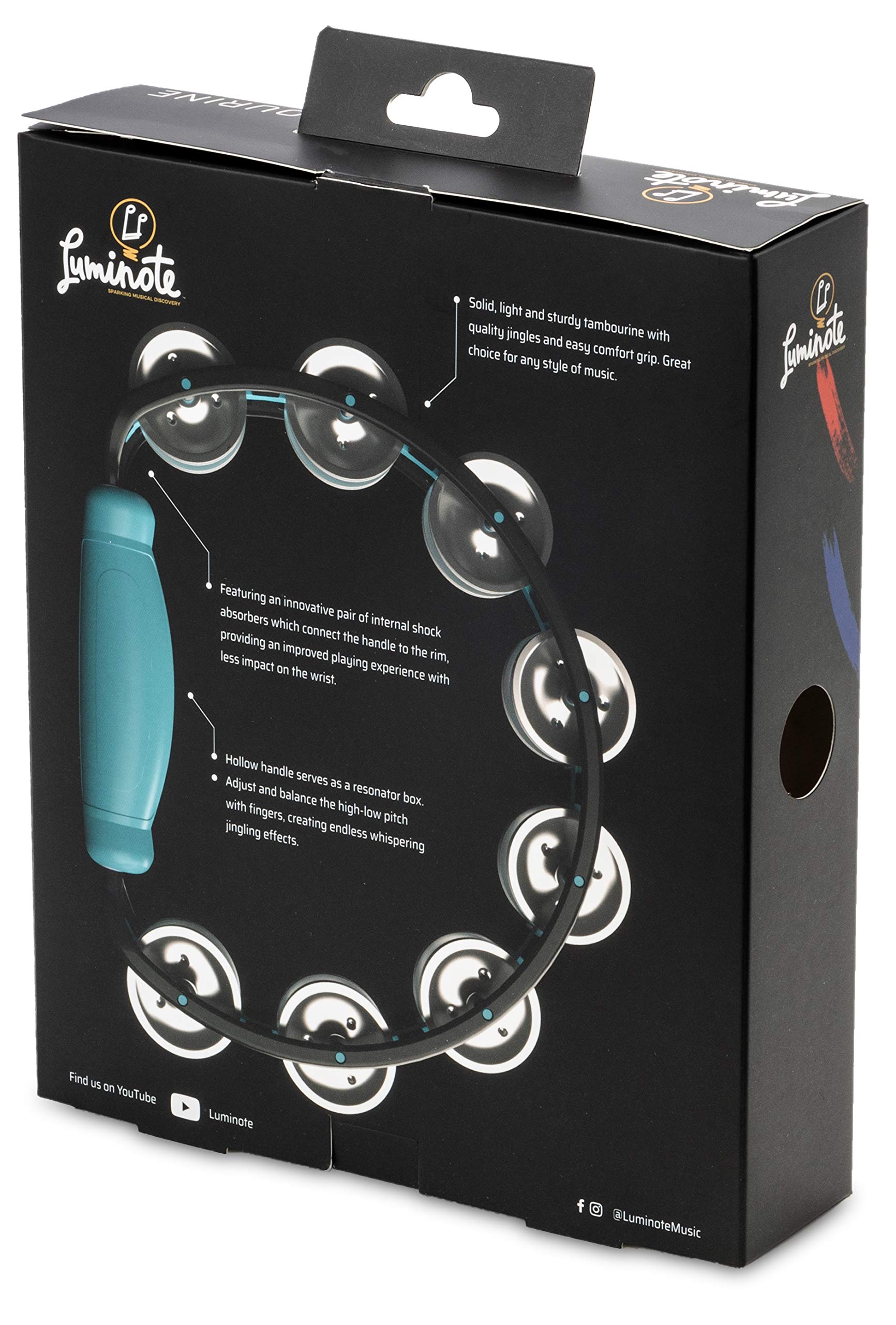 Luminote Tambourine, Blue (LNT510B)