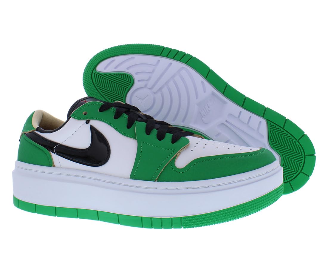 Nike AIR Jordan 1 Elevate Low SE Lucky Green/White/Black DQ8394 301 Women's Size 10
