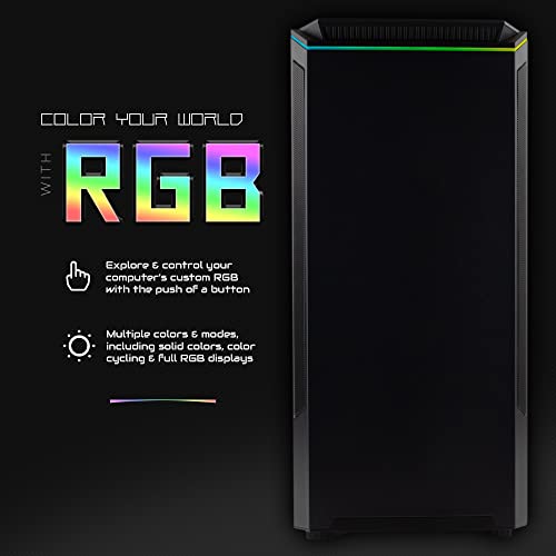 Periphio Ghoul Prebuilt Gaming PC - GeForce GT 1030 (2GB) GPU| Intel Core i5-6500 CPU (3.6GHz Turbo) | 1TB Solid State SSD | 16GB DDR4 RAM | Windows 10 Gaming Desktop Computer | WiFi + BT