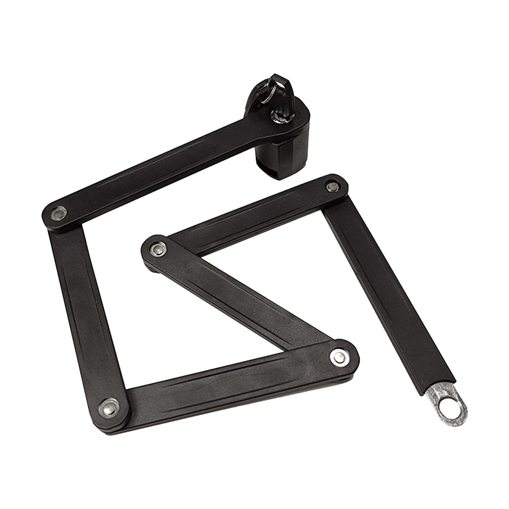 Portable Folding Bike Lock 6 Joints Anti Theft Combination Bicycle Lock with 3 Keys Heavy Duty Bike Lock Bike Accessory