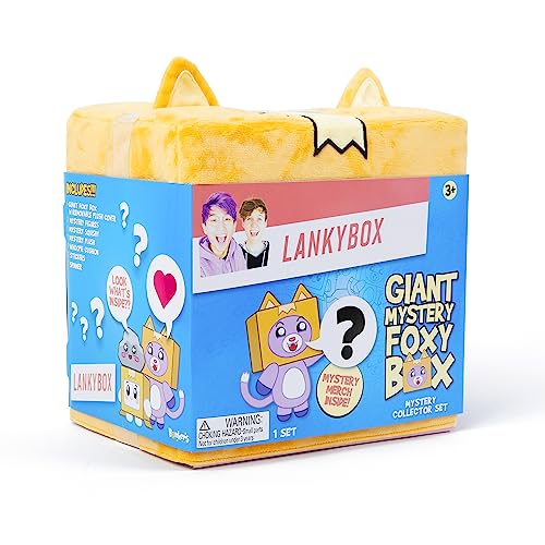 LankyBox Giant Foxy Mystery Box Foxy Mystery Box with 10 Exciting Toys to Discover Inside, Officially Licensed Merch