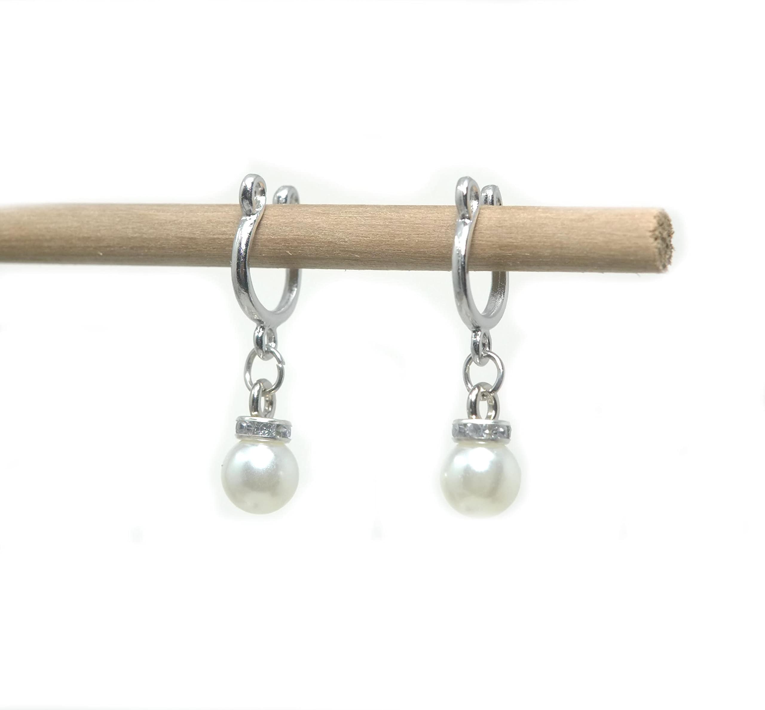 ShowJade Peal Non Piercing Nipple Clamps Clips On Ring Fashion Sexy Breasts Nipple Jewelry