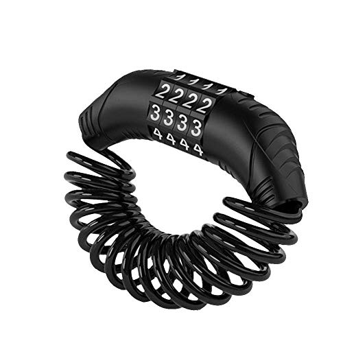 RUKDA Bicycle Lock Mini Bicycle Lock Password Anti-Theft Cycling Helmet Bicycle Cable Lock Code Combination Security Cable Bike Lock Bike Lock