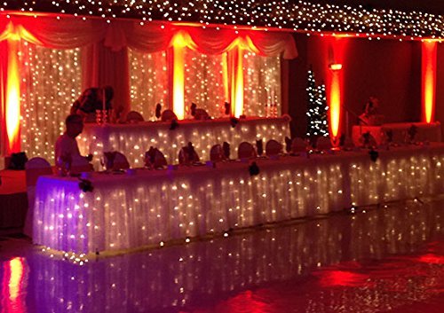 LED Up Light - 16 Hour LED Battery Powered Wireless DMX - 9x6w RGBAW+UV (White Case) - Weddings - Stage Light - Dj Light