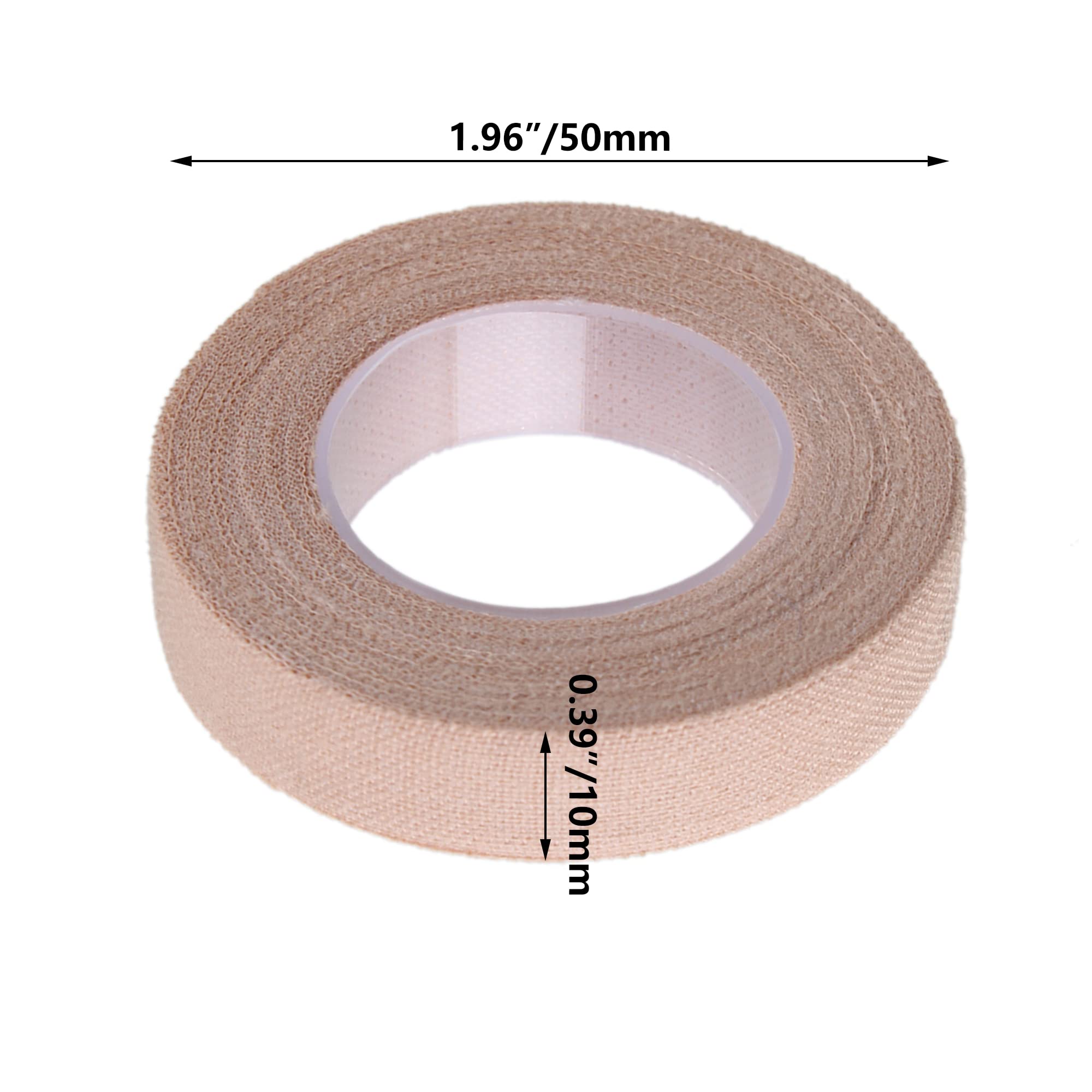 Lovermusic 500cm Complexion Soft Finger Adhesive Tape Roll Replacement for Chinese Guzheng Finger Picks Pack of 4