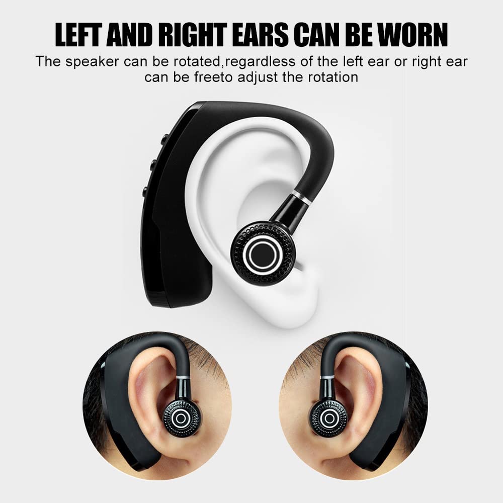 Wireless Earbuds,25 Hours Talktime Wireless Mono Bluetooth Headset with HD Microphone CVC8.0 Bluetooth Headphone Noise Reduction 270 ° Rotatable for Working/Driving