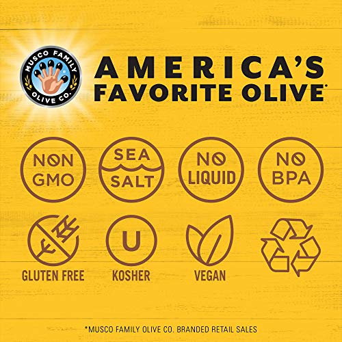 Pearls Olives To Go!, Large Ripe Pitted, Black Olives, 4.8 Ounce - 4 Count(Pack of 6)