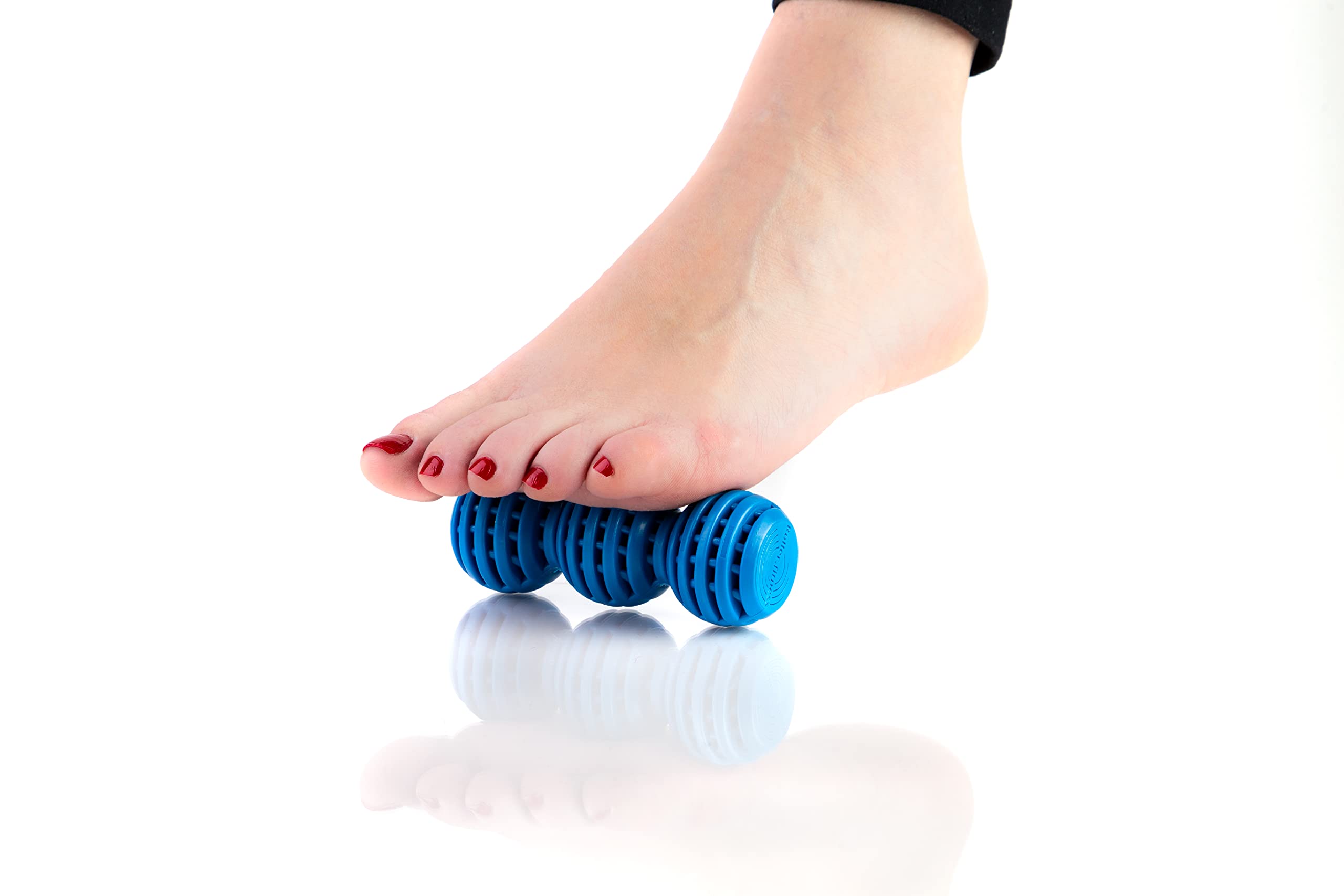 Roller Fitness Mini Foot Massage Roller, 5-Inch Travel-Size Foot Massaging Roller, Extra Firm to Release Trigger Points & Knots