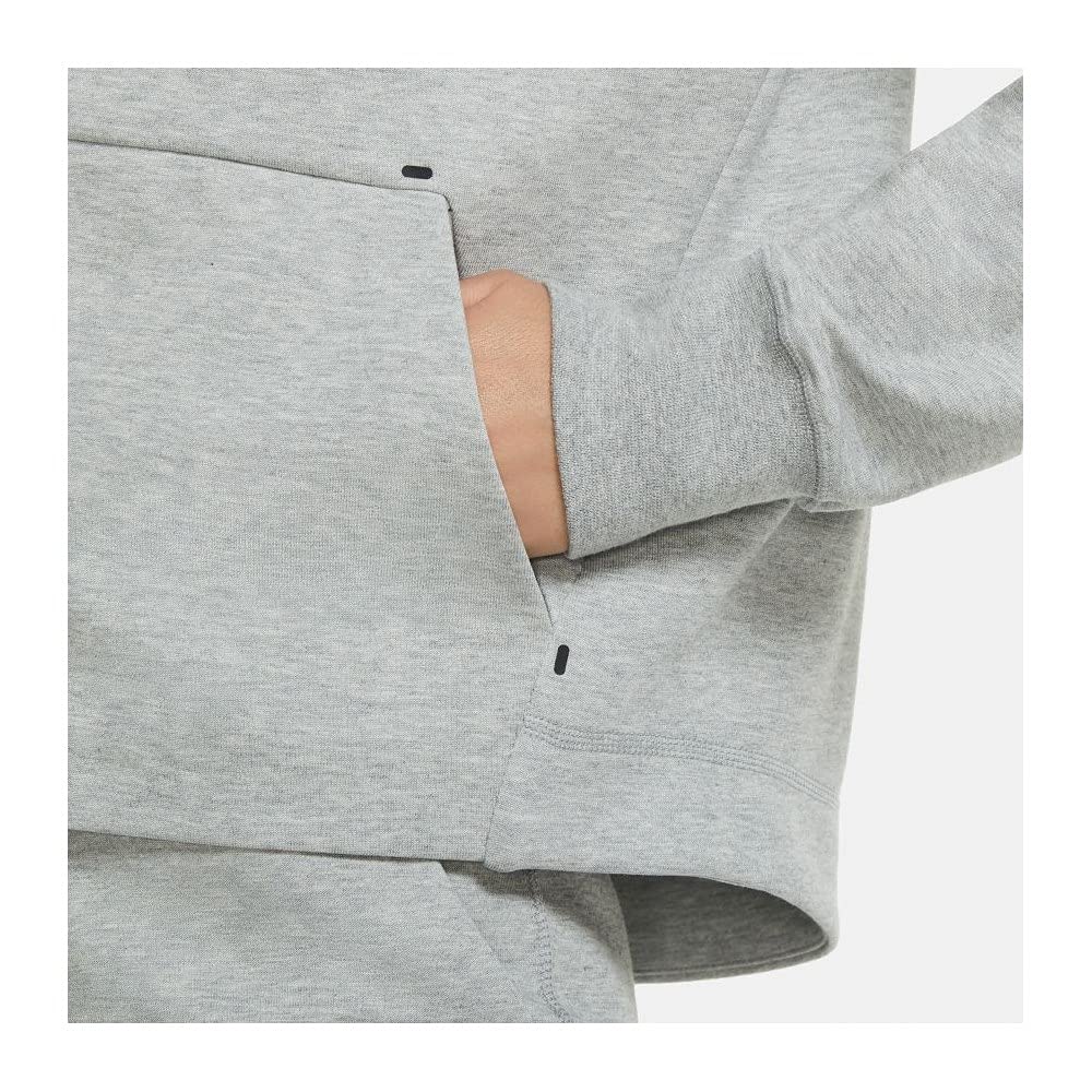 Nike Men's Tech Fleece Hoodie (Dark Grey Heather/Black, 4X-Large)