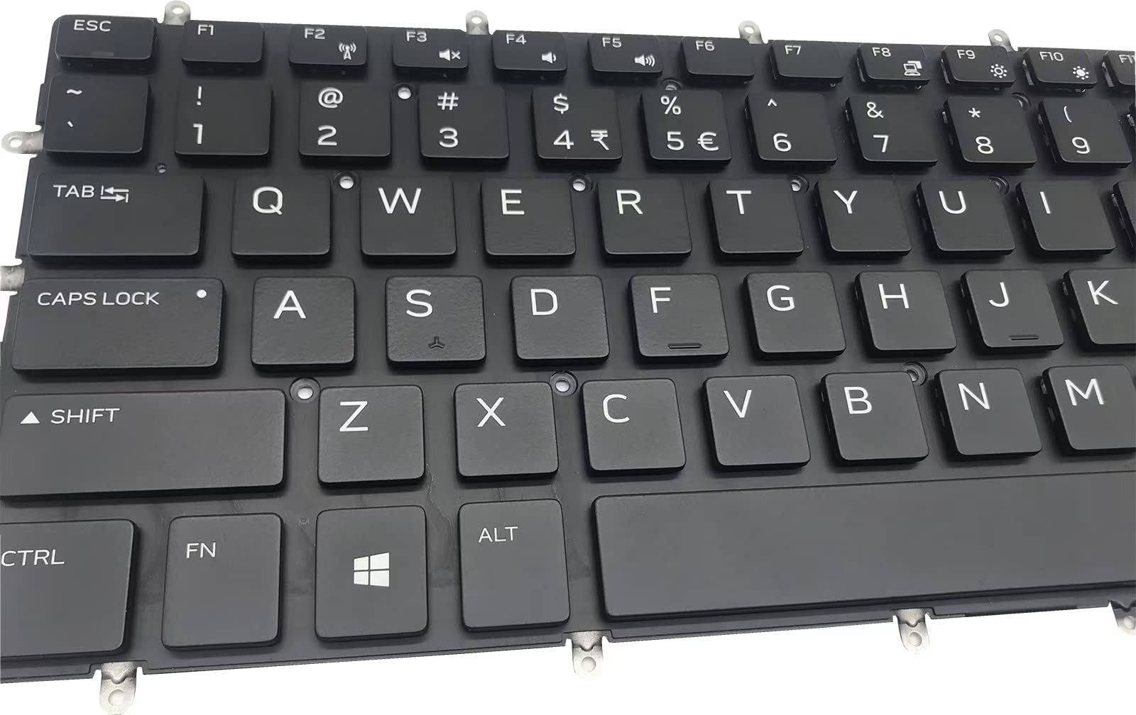 Laptop Replacement Keyboard Backlight for Dell Alienware M17 R1 M15 2019 Black Borderless US Layout
