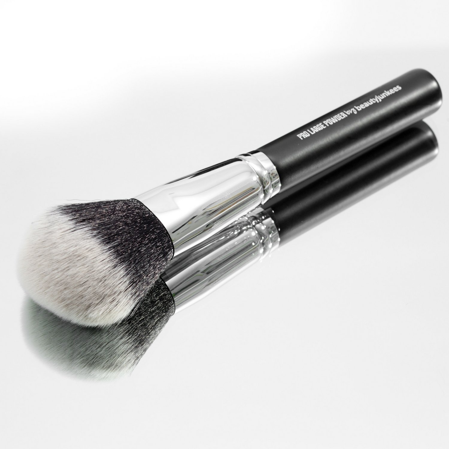 Large Finishing Powder Makeup Brush - Big Fluffy Domed Powder Make Up Brushes for Full Face, Body Bronzer Contouring, Loose, Mineral, Compact, Translucent Powders, Soft Synthetic Vegan Cruelty Free