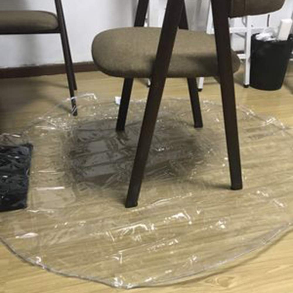 Loodial Splat Mat for Under High Chair/Arts/Crafts Kids Toddler Washable Large Waterproof Round Clear Chair Floor Protector