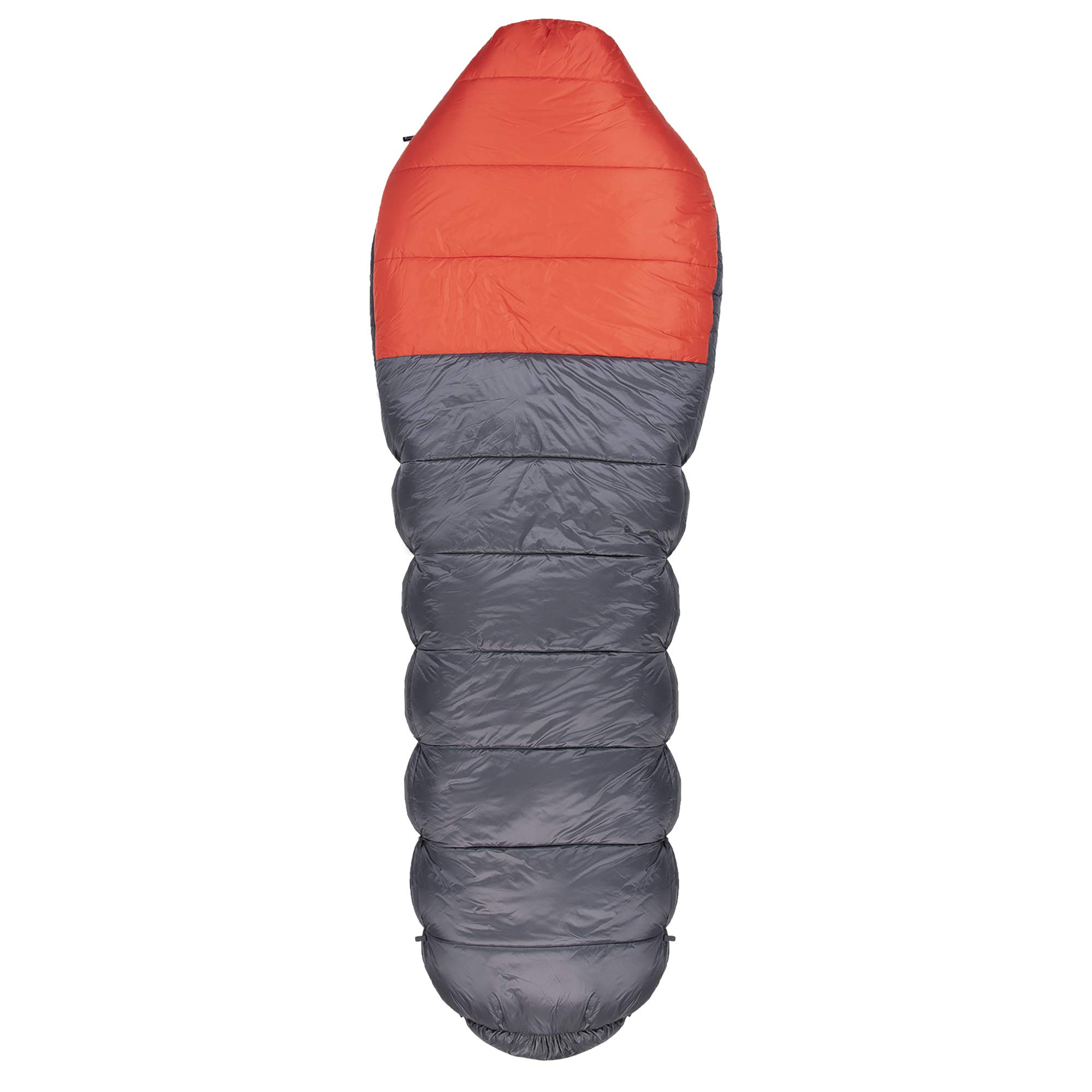 Klymit KSB Lightweight Mummy Sleeping Bag, Bag, 0°F Sleeping Bag for Camping, Hiking, and Backpacking in Cold Weather, Gray, Extra Large