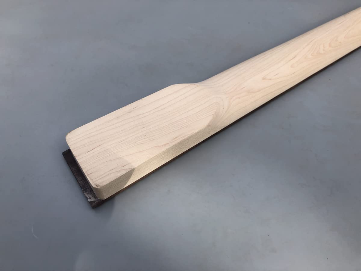 Maple Guitar Neck 24Fret 25.5inch Rosewood Fretboard Shark Fin Inlay Bolt One Heel Reversed head
