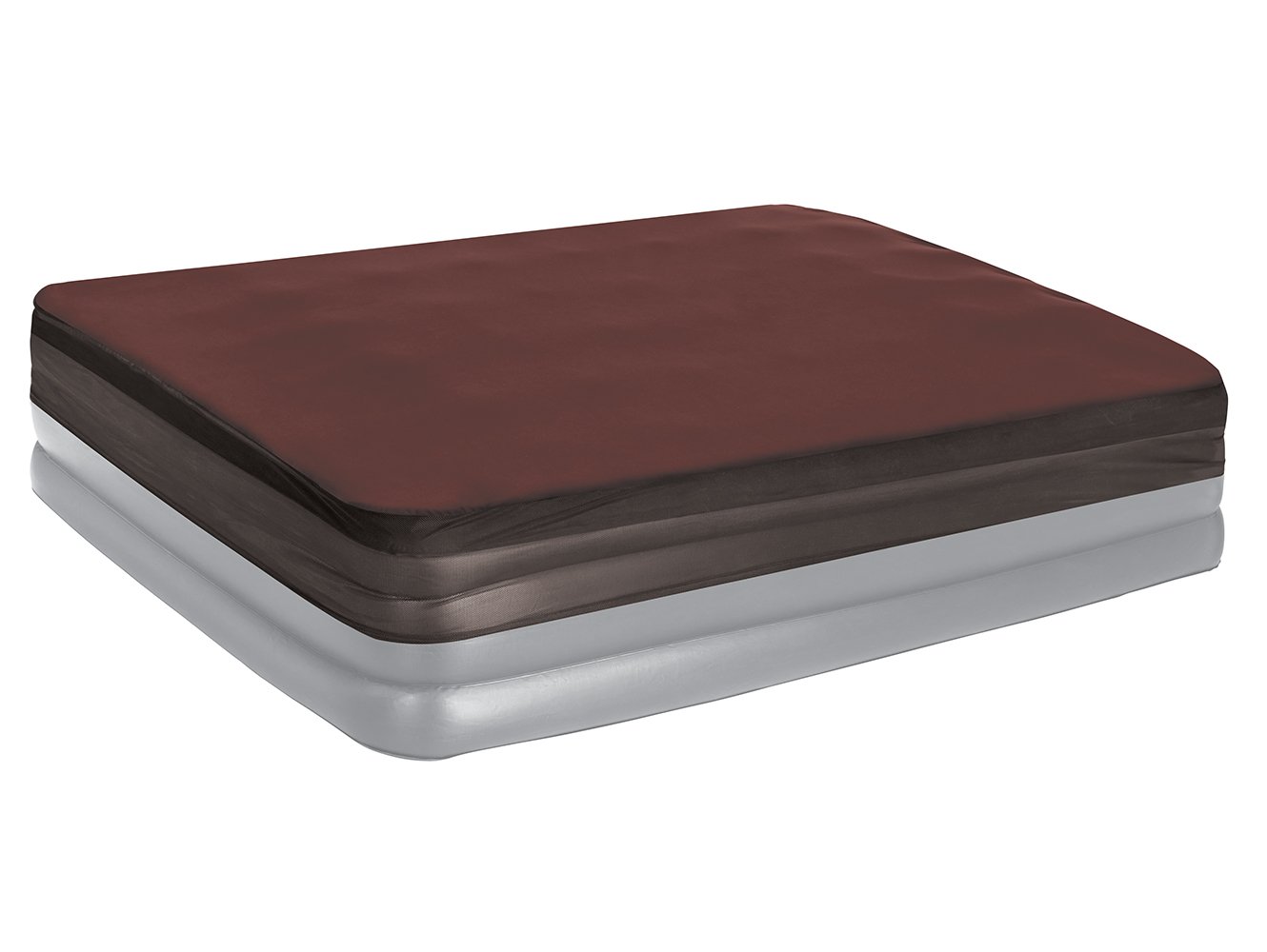 Lightspeed Outdoors Foam Topper for Air Mattresses, Maroon