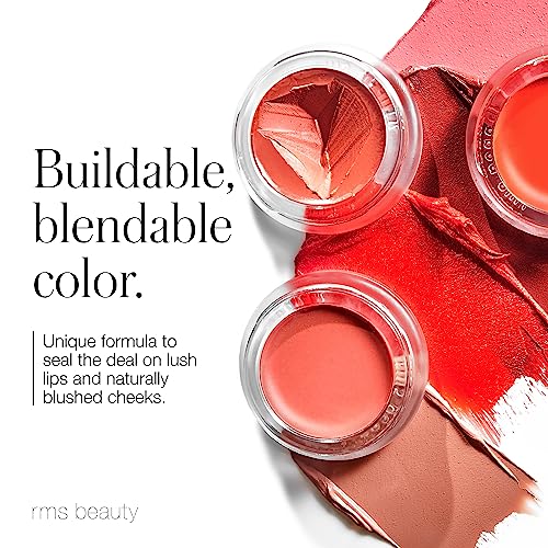 RMS Beauty Lip2Cheek Tint - Lip Tint & Cheek Tint, Lip Stain Make Up & Cream Blush for Cheeks, Blush Cream & Tinted Lip Balm, Lip & Cheek Tint Makeup