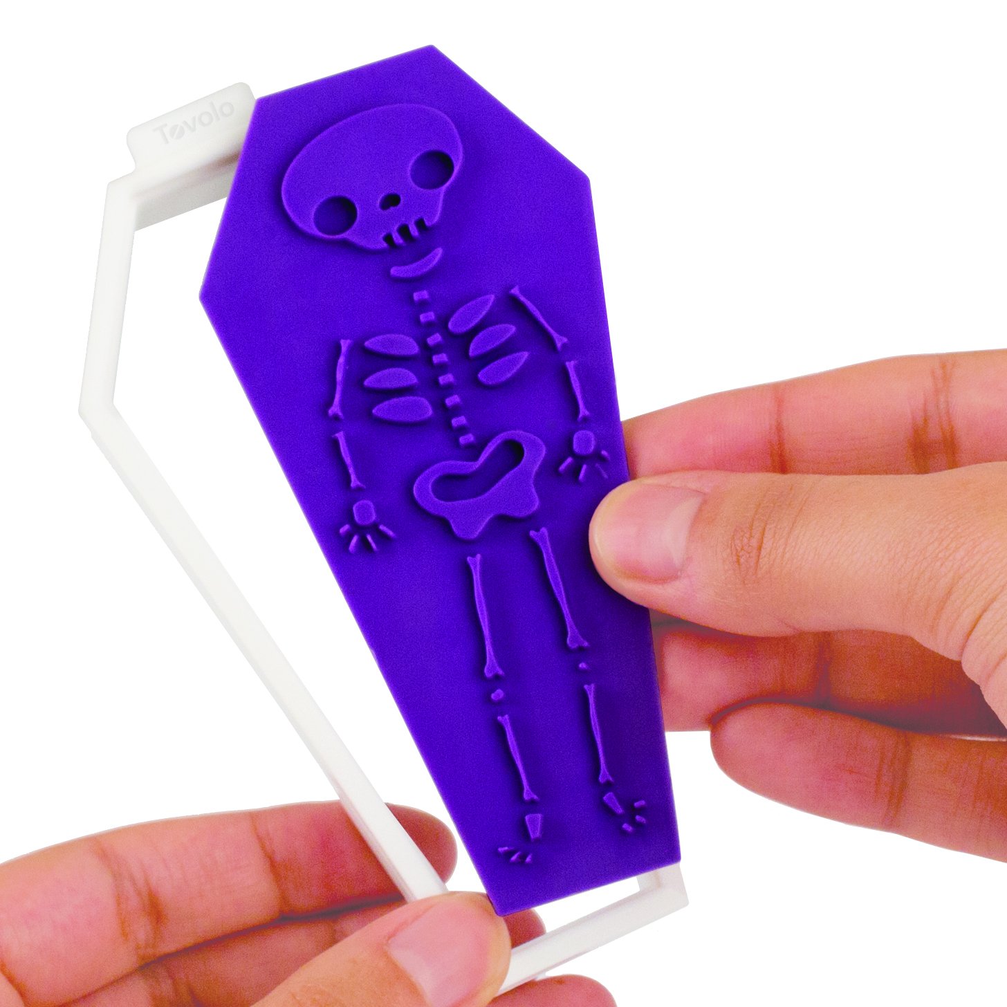 Tovolo Coffin Holiday Cookie Cutters, Templates Reverse, Dishwasher Safe - Set of 6