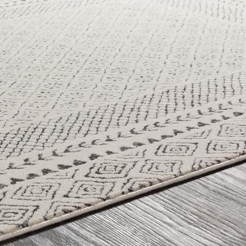 Livabliss Melodie Boho Farmhouse Area Rug,3'11" x 5'7",Beige