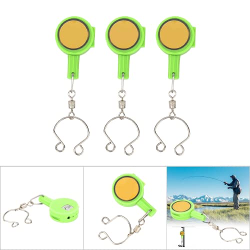 Quick Fishing Knot Tool, 3Pcs Lightweight Fishing Tackle for Water(Green, OPP3 Pack)