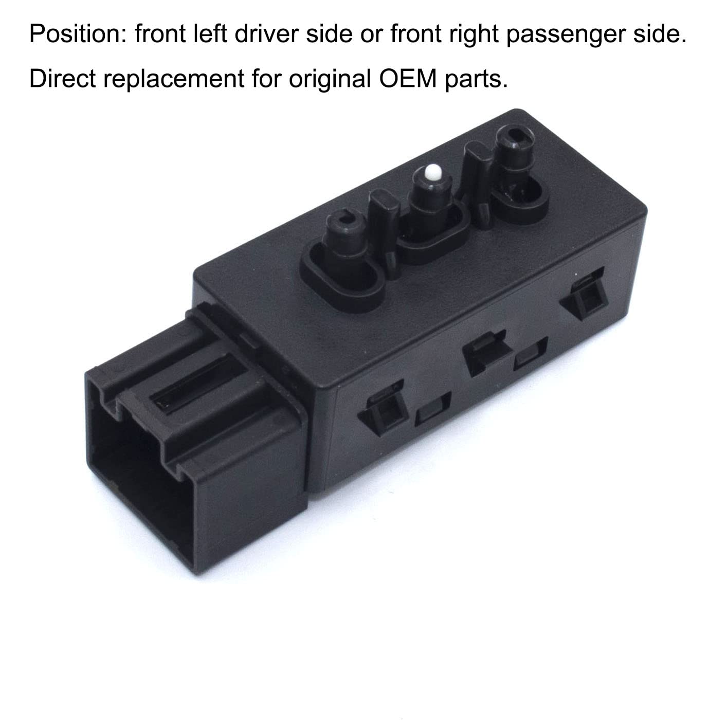 MOCW 6-Way Power Seat Switch Driver & Passenger Side Replacement for Ford Lincoln Mercury Mustang Edge Escape Expedition Replace OE # PSW5, 5F9T-14B709-AA, 9L3Z14A701A (Left & Right)
