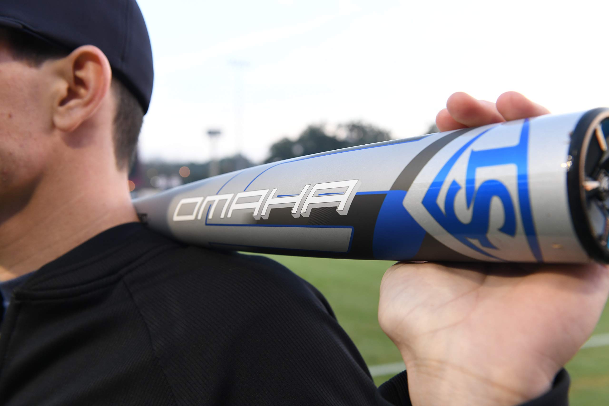 Louisville Slugger 2020 Omaha (-3) 2 5/8" BBCOR Baseball Bat, 33"/30 oz
