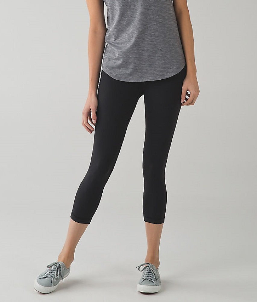 lululemon Wunder Under Crop III Yoga Pants (Black, 2)