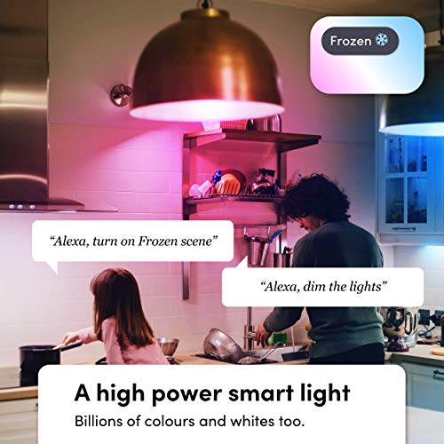 LIFX Color (Nightvision Edition), 1100lm E26, Wi-Fi Smart LED Light Bulb, Full Color and Whites, No Bridge Required, Works with Alexa, Hey Google, HomeKit and Siri, 2-Pack