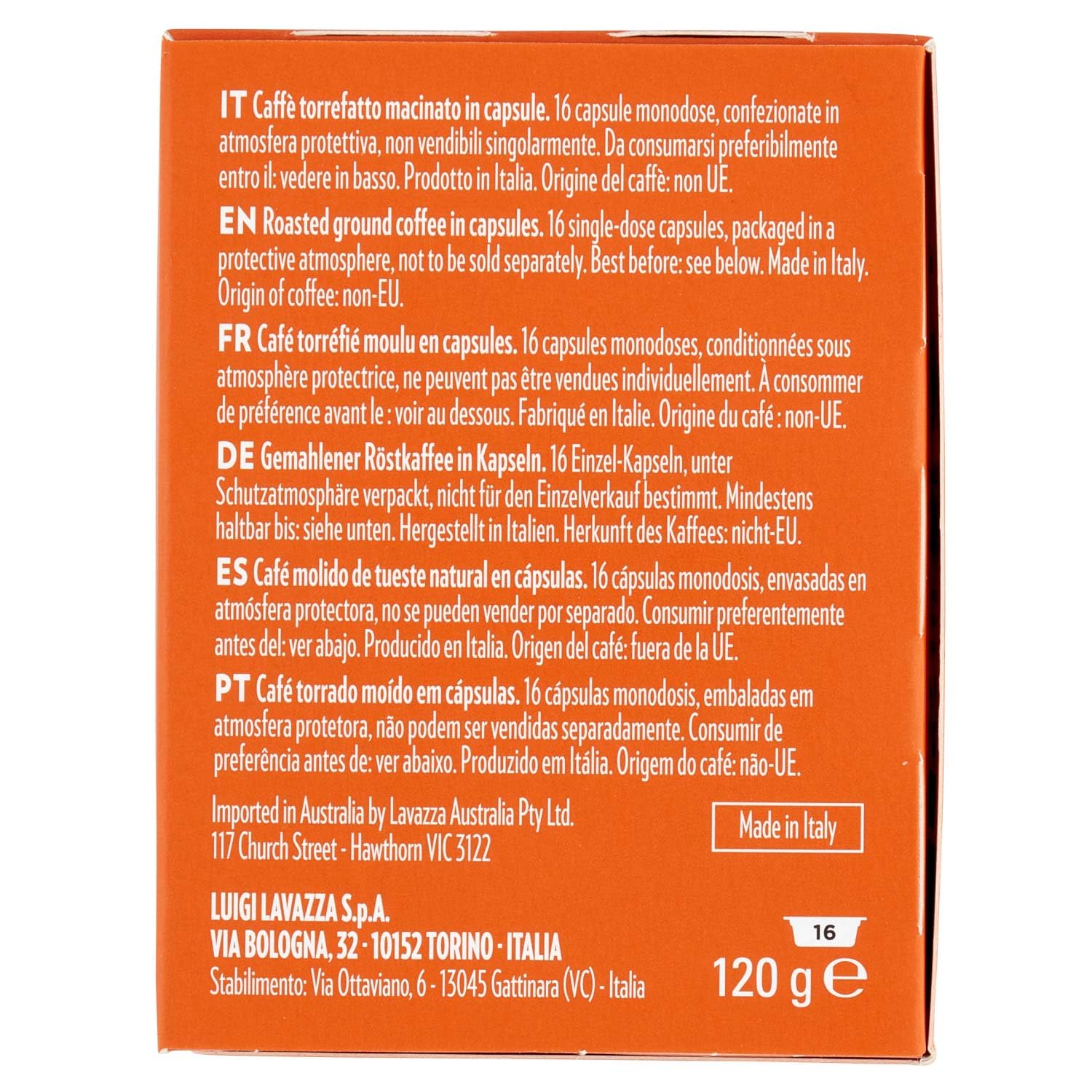 Lavazza A Modo Mio Deliziosamente, 16 Capsules