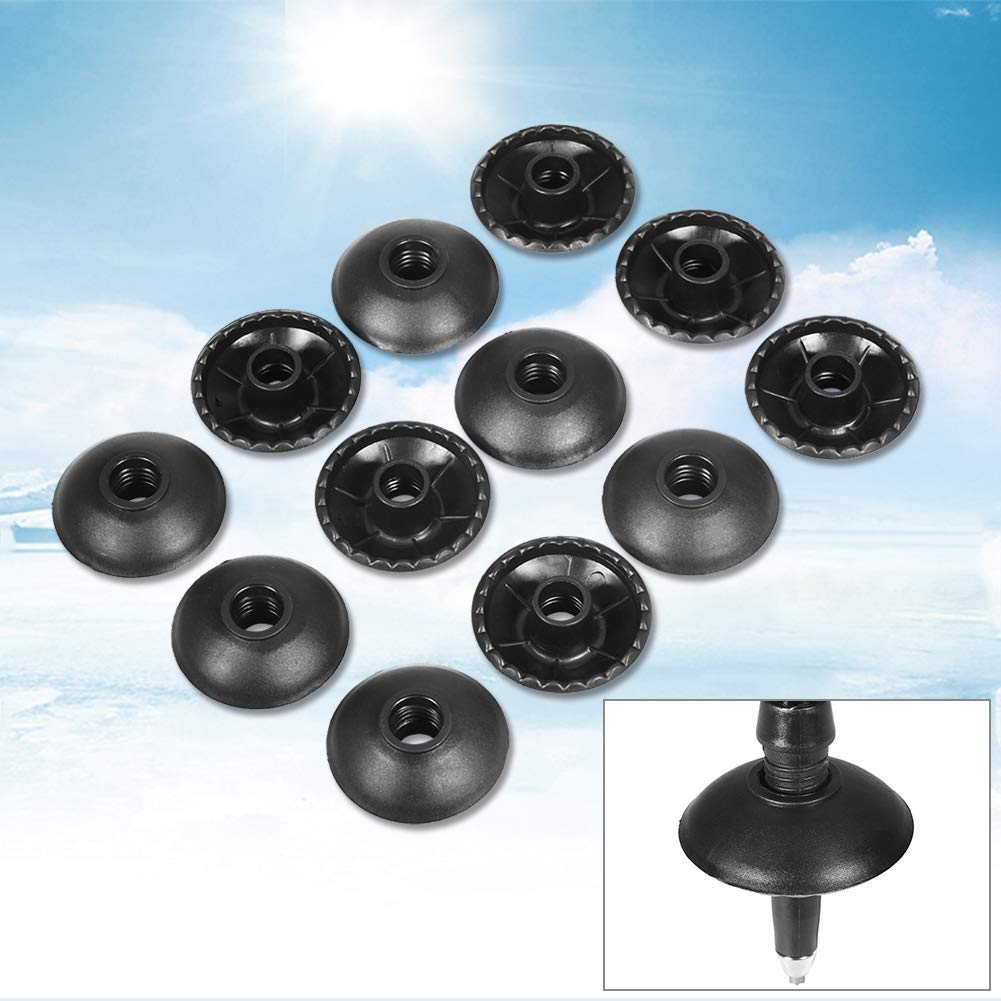 Pack of 12pcs Round Hiking Walking Stick Baskets Tips, Snow Ski Mud Basket Trekking Pole Accessory Replacement