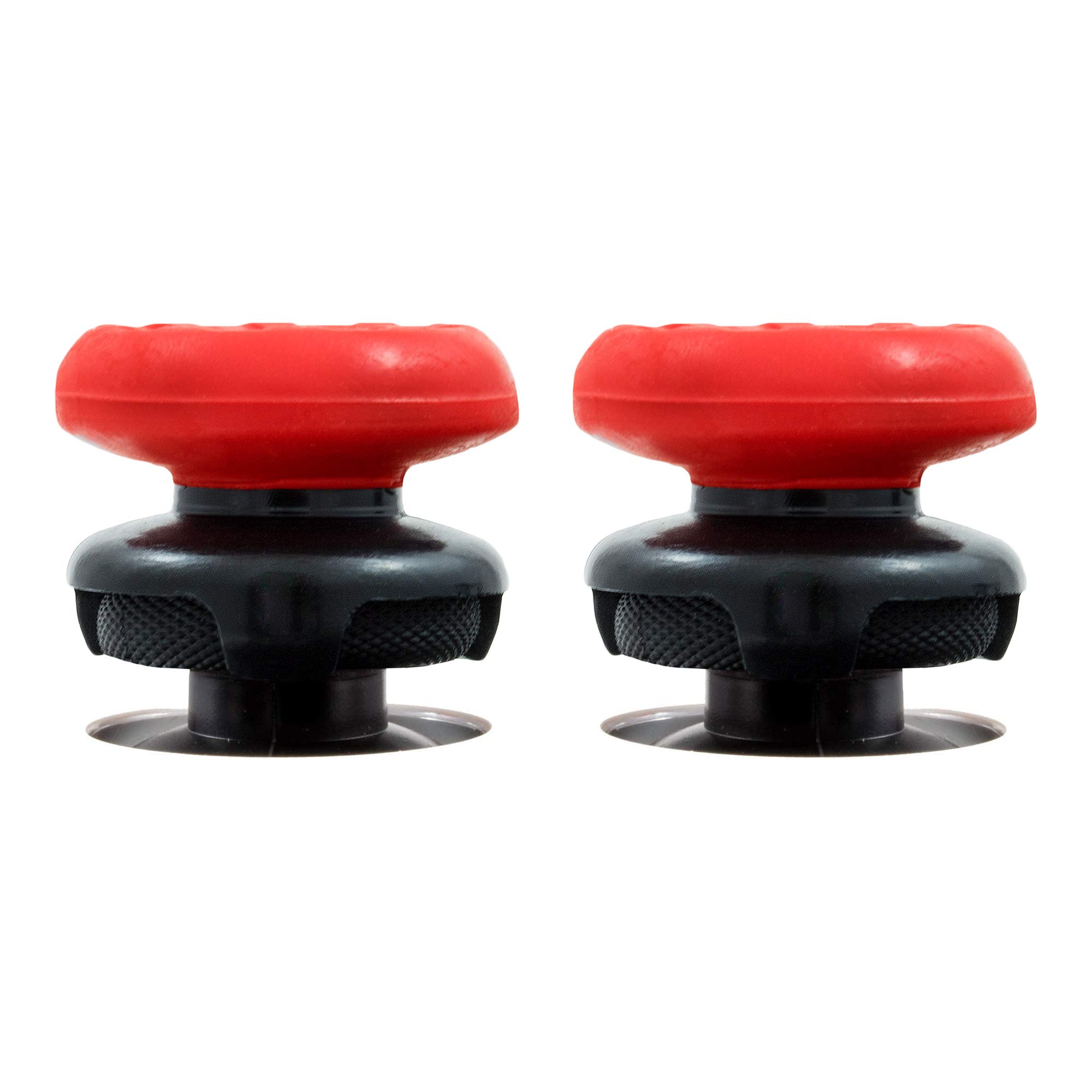 KontrolFreek FPS Freek Inferno for Playstation 4 (PS4) and Playstation 4 (PS5) Controller | Performance Thumbsticks | 2 High-Rise Concave | Red