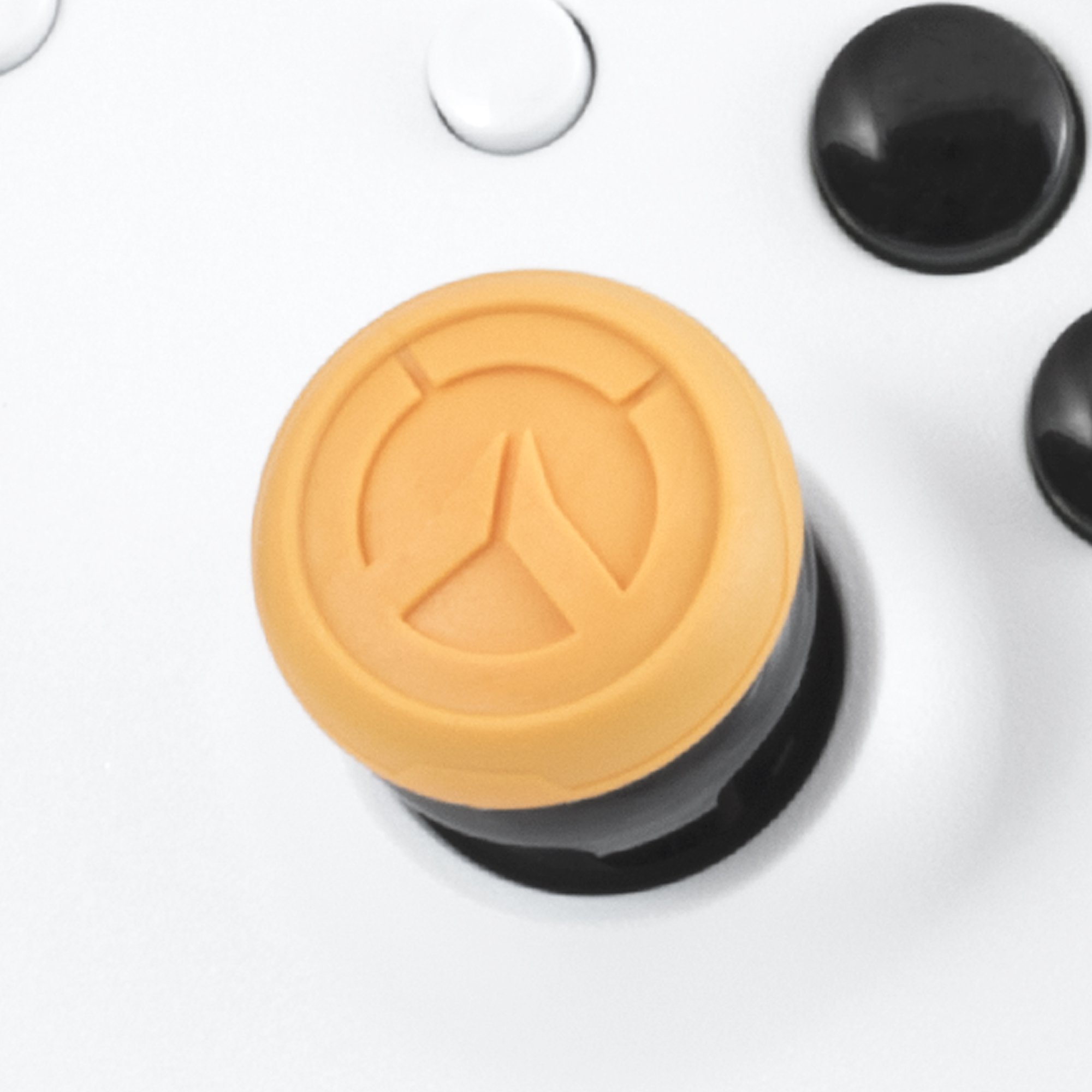 KontrolFreek Overwatch for Xbox One Controller | Performance Thumbsticks | 1 High-Rise Convex, 1 Mid-Rise Convex | Orange
