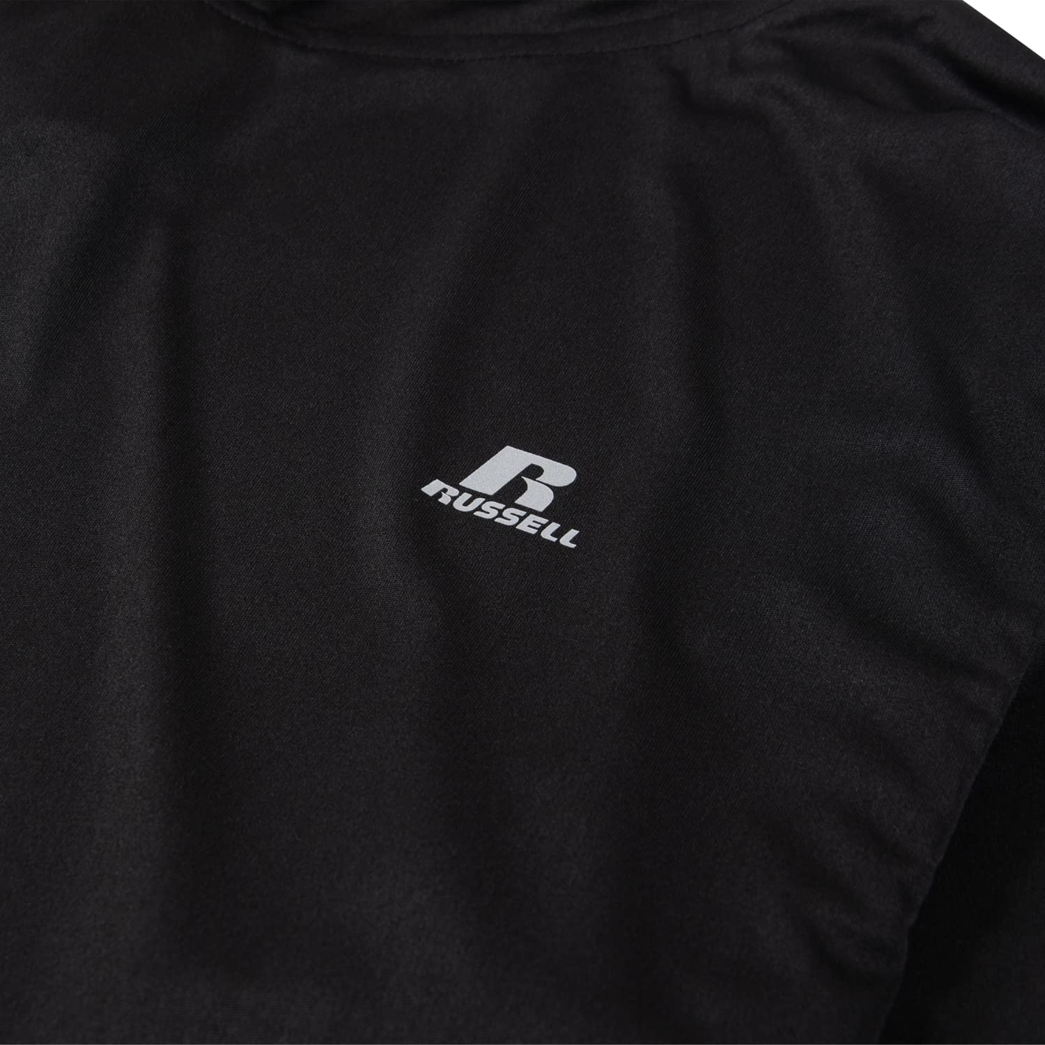 Russell Athletic Men Big and Tall Workout Hoodies – Performance Quick Dry Hoodie Black