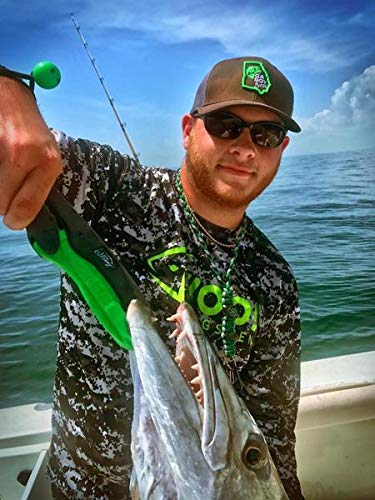 LINE CUTTERZ Unique Patented and Safe, Floating Lunker Tamer Fish Gripper with Wrist Strap - Hero Limited Edition