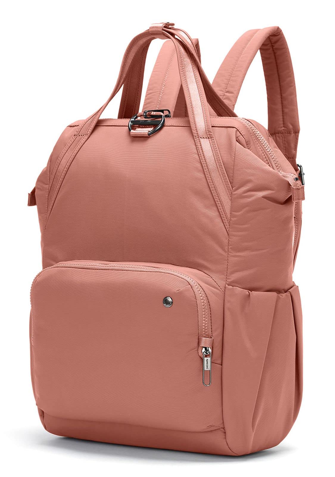 Pacsafe Women's Citysafe CX 17L Anti Theft Backpack-Fits 16 inch Laptop, ECONYL Rose, One Size