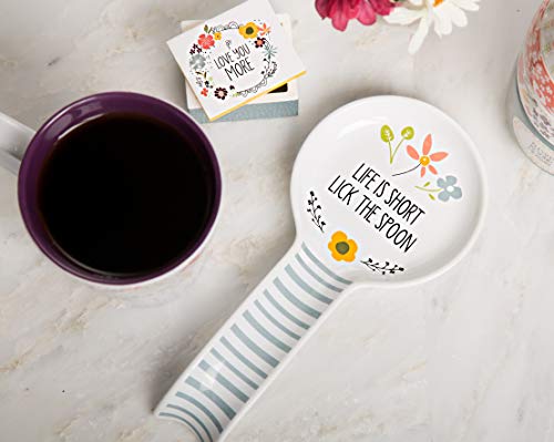 Pavilion Gift Company Spoon Rest, One Size,White