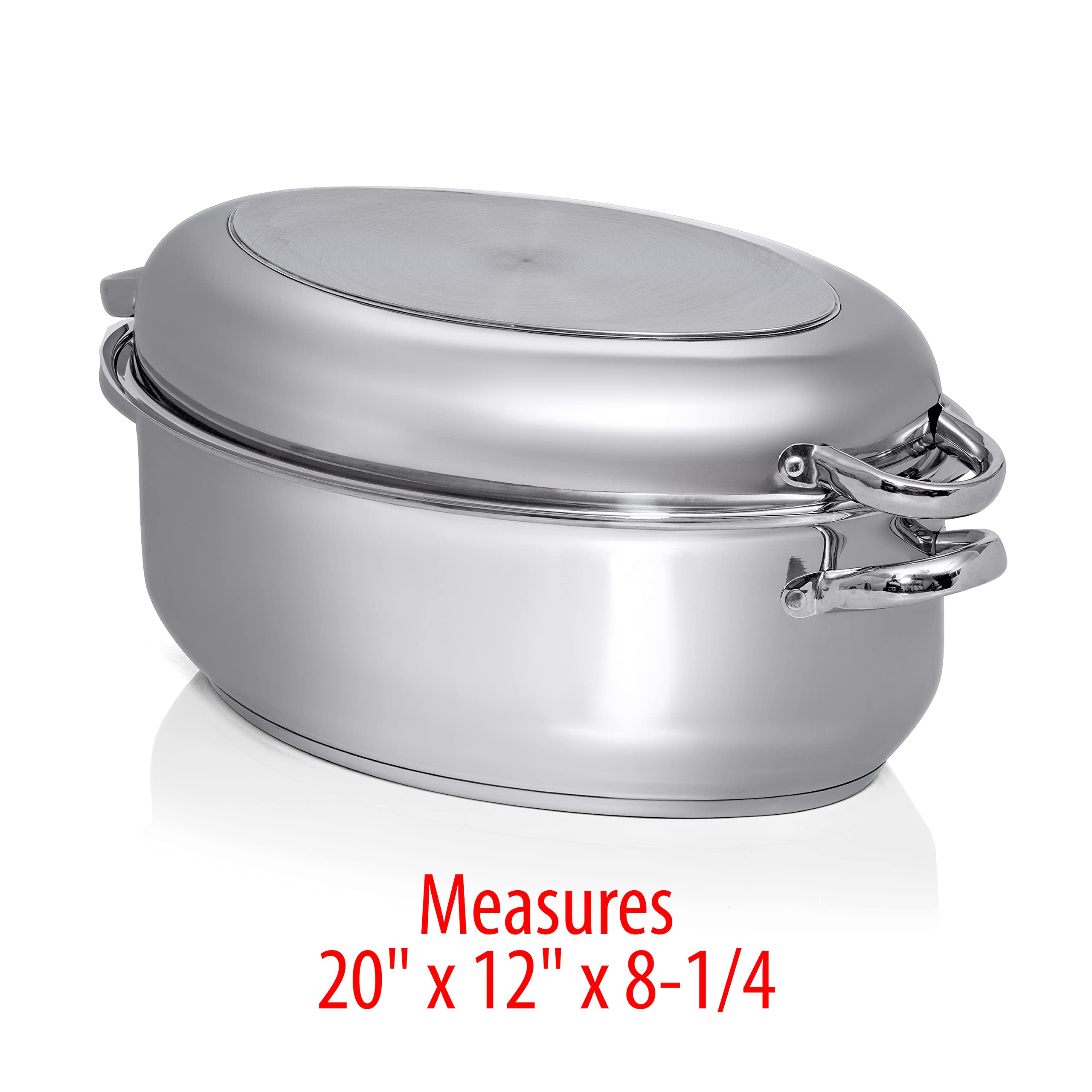 Precise Heat KTROAST3 Roaster, 20 inches, Stainless Steel