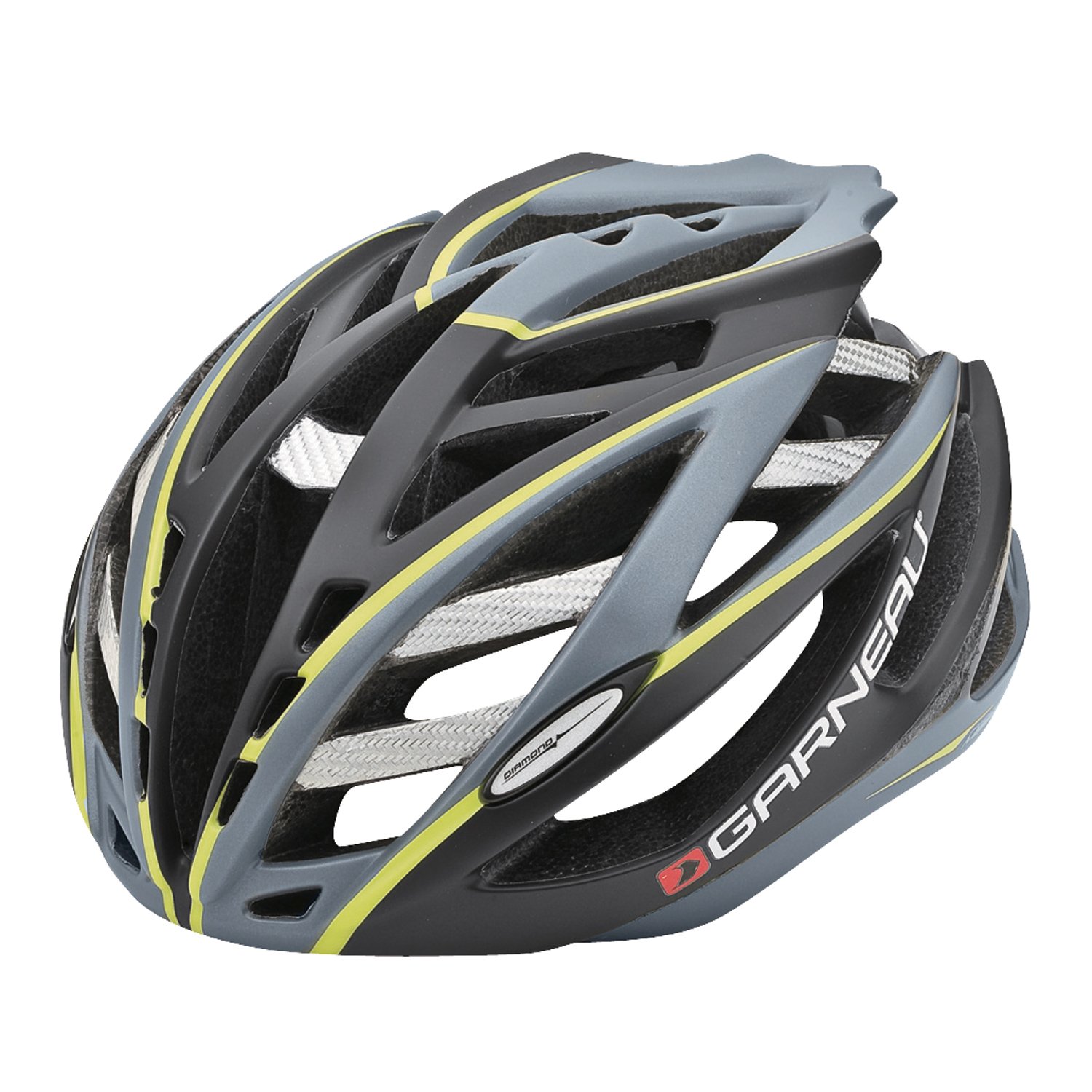 Louis Garneau Diamond II Road Helmet Small Black/Yellow