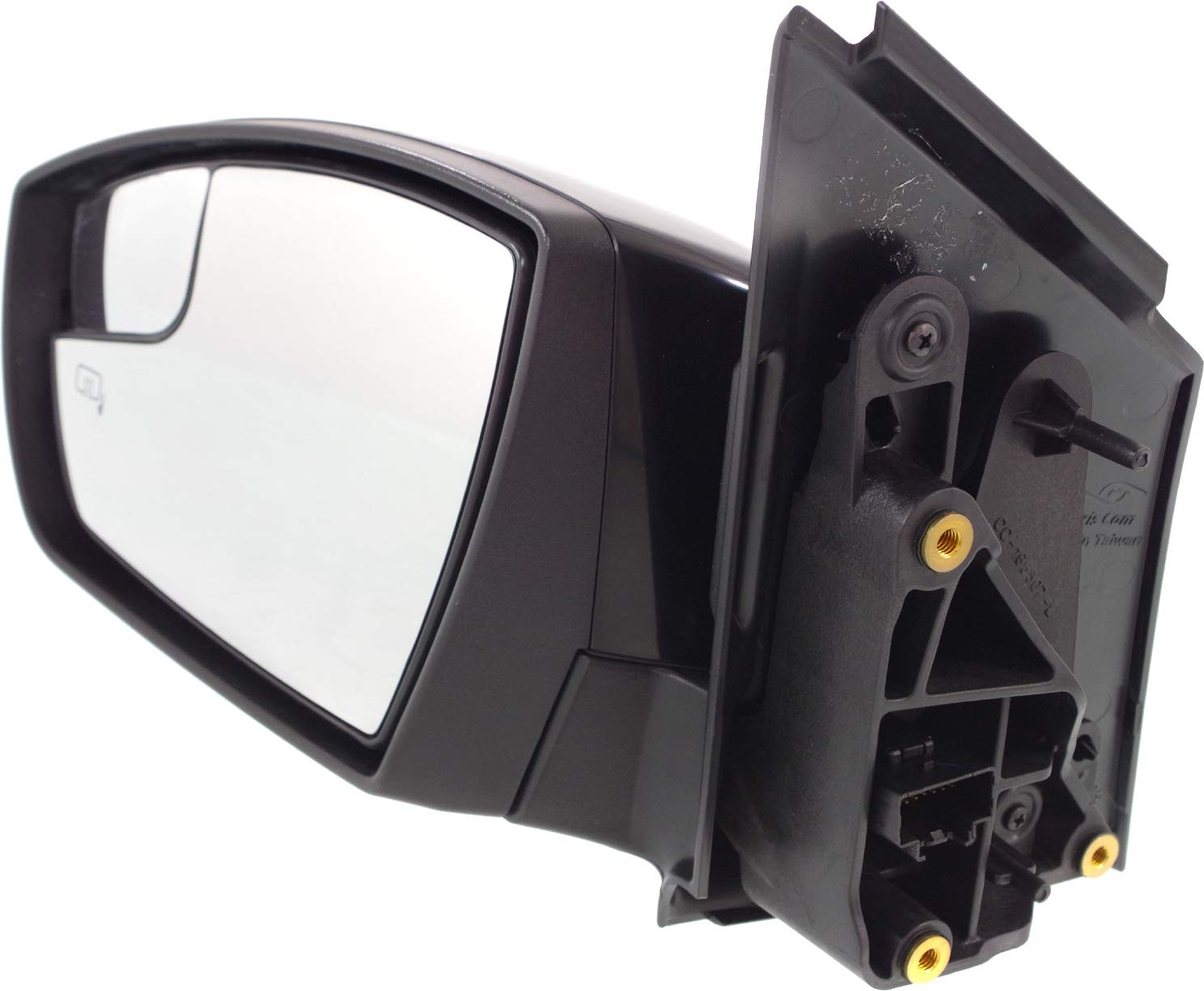 Kool Vue Driver Side Power Heated Mirror for Ford Escape 2013-2016 With Signal Light, Memory & Puddle Lamp; Without Blind Spot Light Paintable