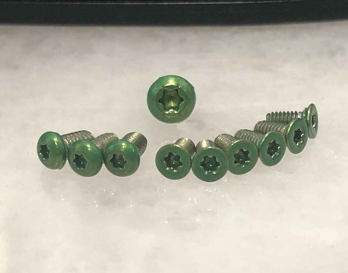 Translucent Green Screws Set For Spyderco Tenacious and Resilience Pocket Knife GRN-VALUE-SET-10 GRN-VALUE-SET-10