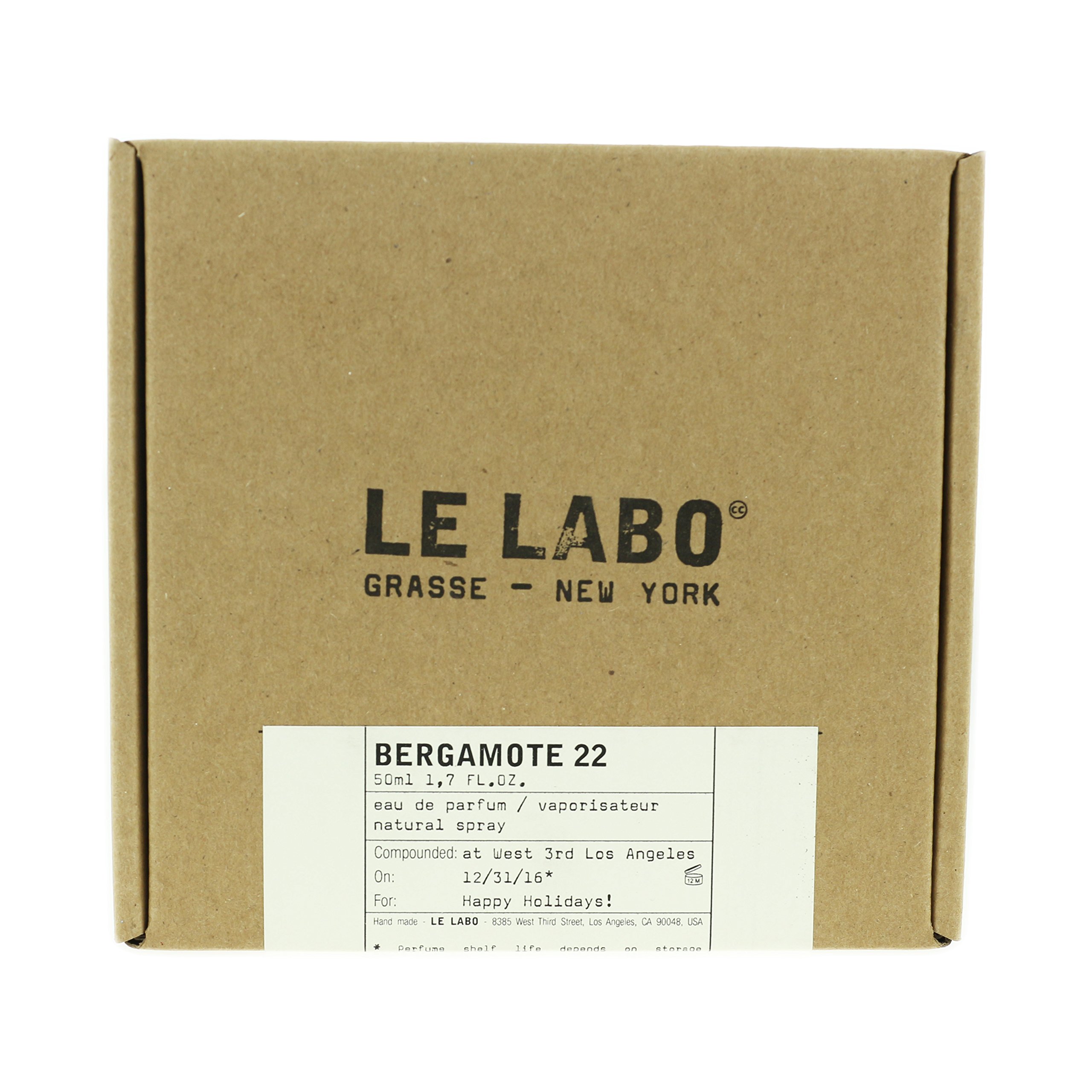 Le Labo Bergamote 22 Eau De Parfum 1.7oz/50ml Spray New In Box